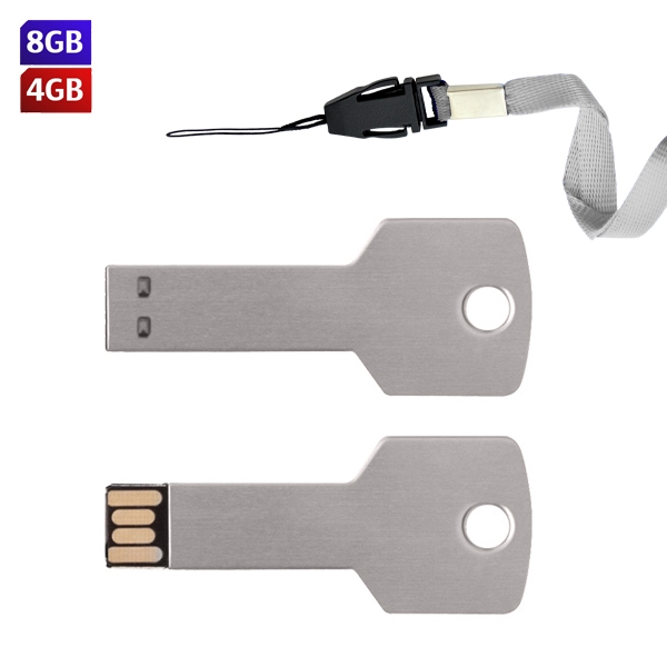 USB en forma de llave tradicional cap 4 GB y 8GB en varios colores ...