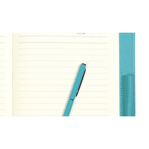 Elegante set de libreta con pluma cuenta con 5 colores llamativos ...