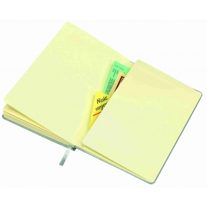 Libreta mediana de raya con pastar de cartón y cierre elástico ...